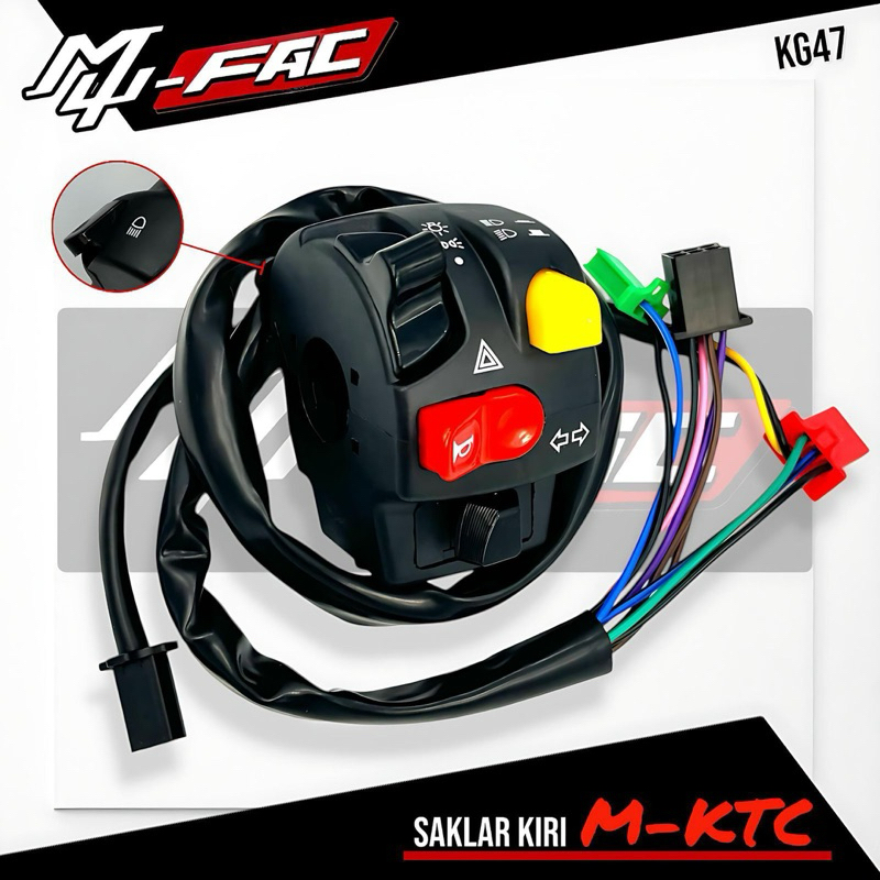 Jual SAKLAR KIRI MODEL SAKLAR KTC MODIF + HAZARD DAN SEN | Shopee Indonesia