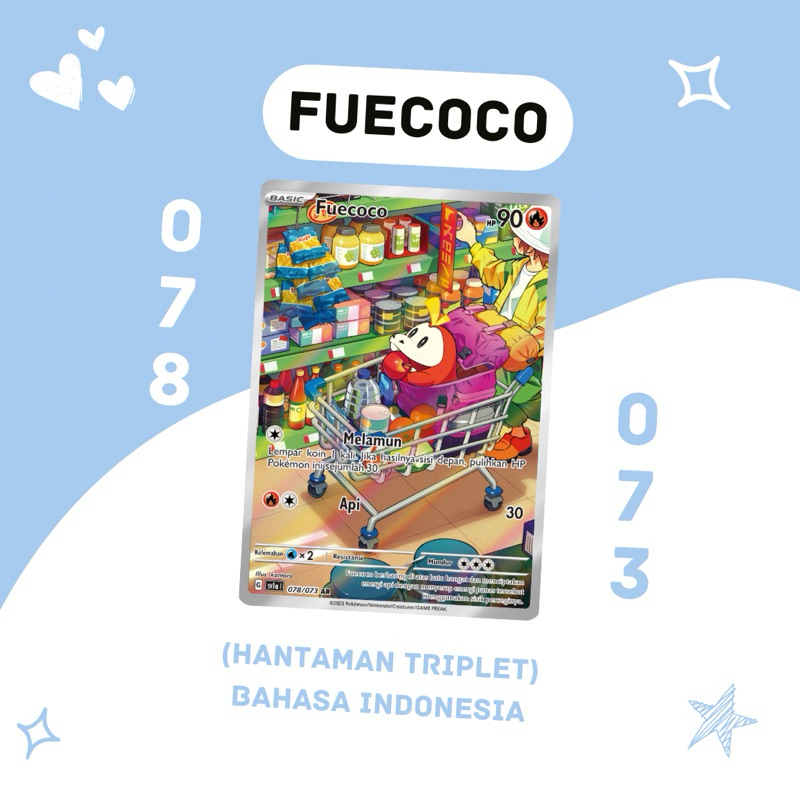 Jual Fuecoco AR SV1A 078/073 Pokemon TCG Indonesia | Shopee Indonesia