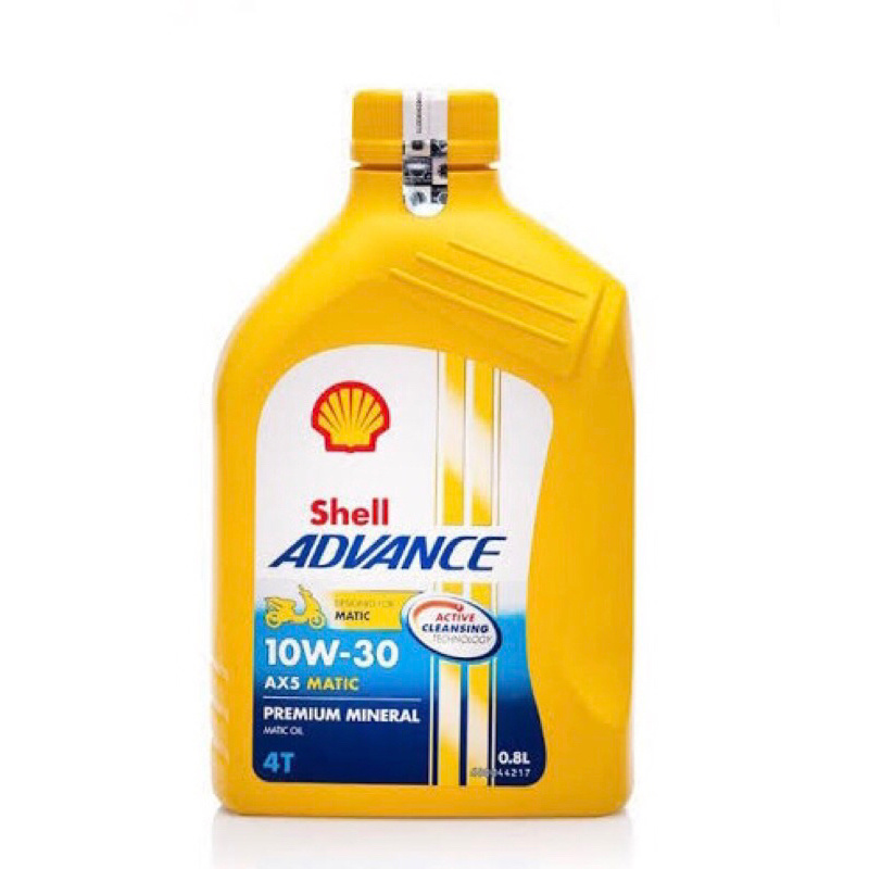 Jual OLI MESIN SHELL ADVANCE AX5 MATIC 10W-30 800ML SHELL | Shopee Indonesia