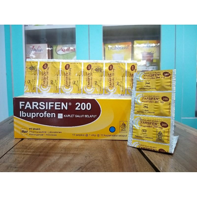 Jual FARSIFEN 200 MG 1 STRIP ISI 10 KAPLET | IBU PROFEN | Shopee Indonesia