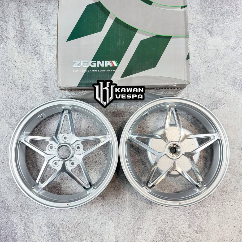 Jual Velg Five STAR Zegna Silver For Vespa Sprint Primavera S LX ...