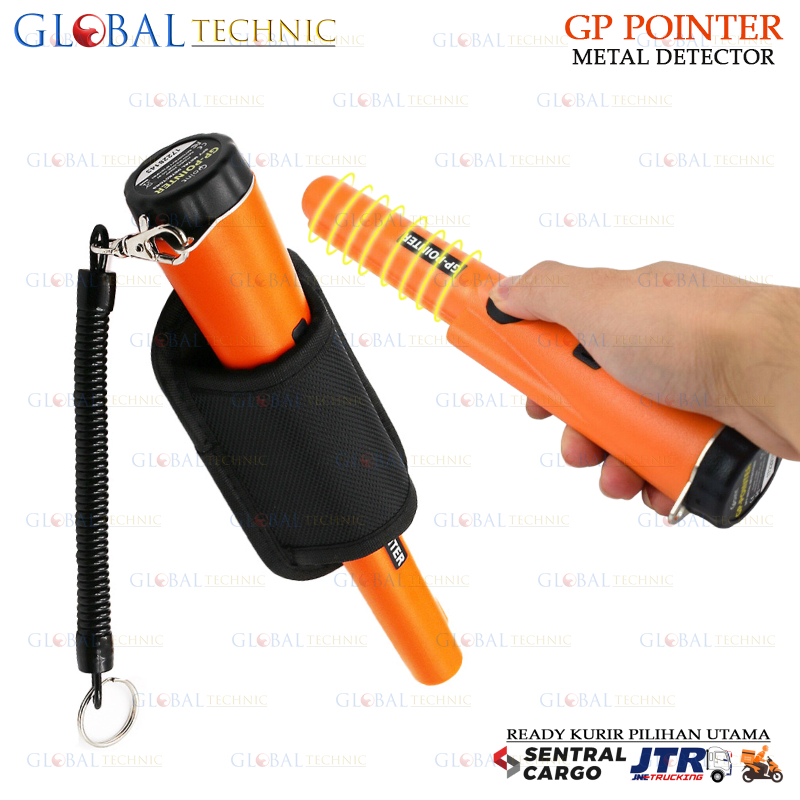 Jual GP Pointer Metal Detector Waterproof 360 Degree With LED Light ...