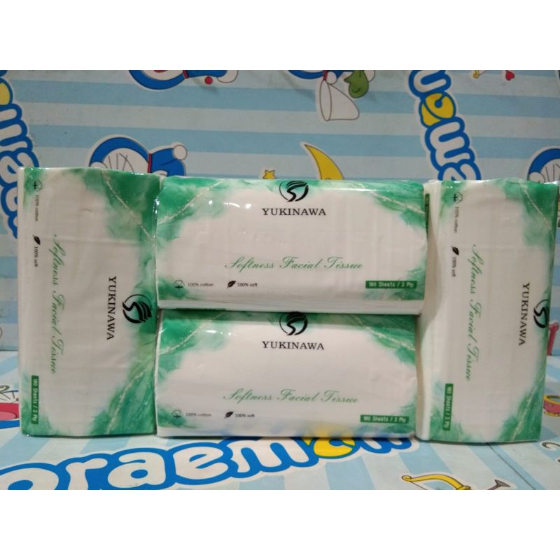 Jual TISU YUKINAWA 180 SHETS 2 ply 1 ball isi 50pcs | Shopee Indonesia
