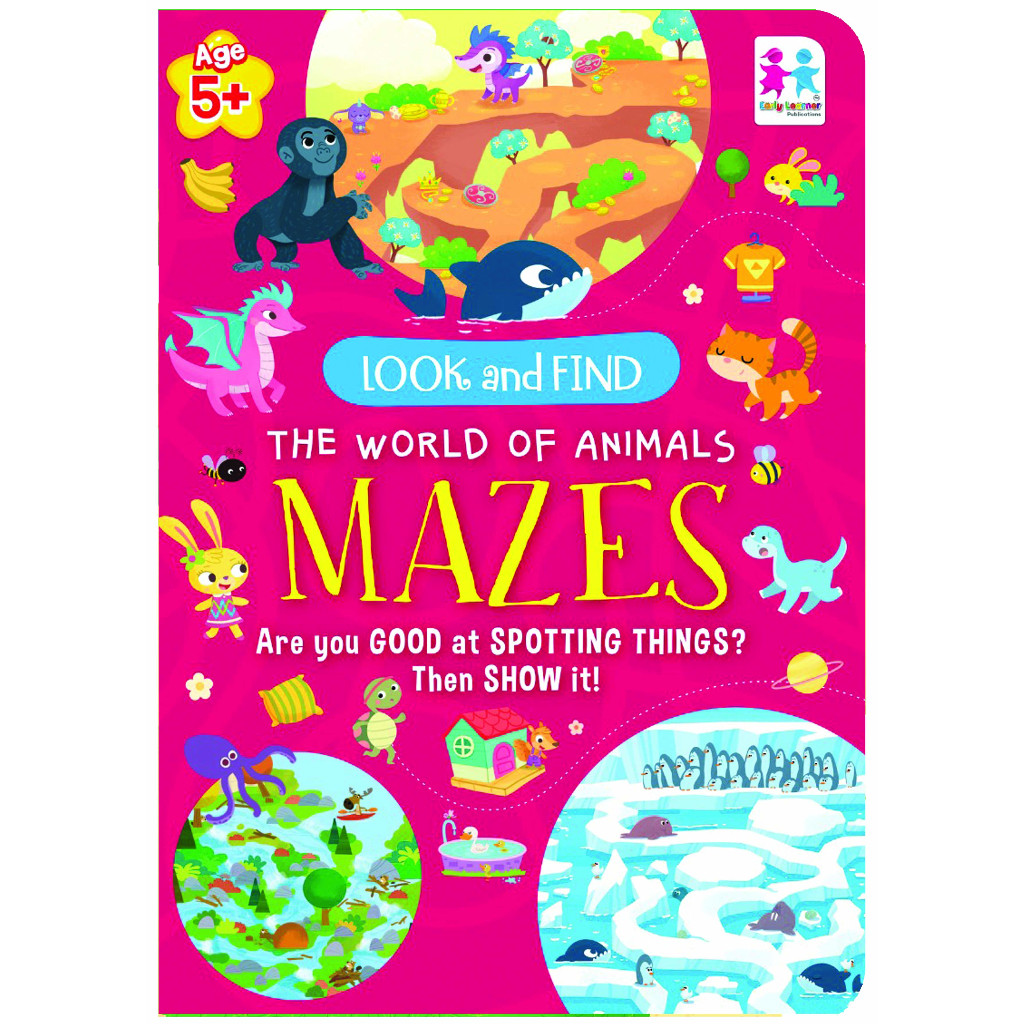 Jual [Edukid] Look and Find The World Of Animals Mazes Preschool/Primary | Shopee Indonesia