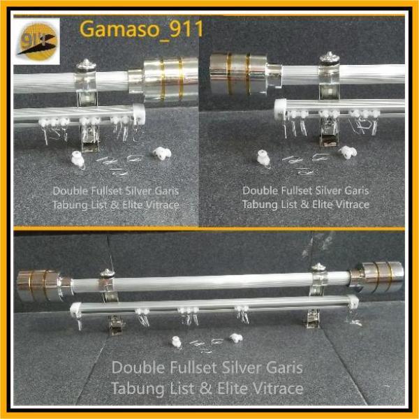 Jual Besi Gorden Double Fullset Minimalis Tabung List Batang Garis dan ...