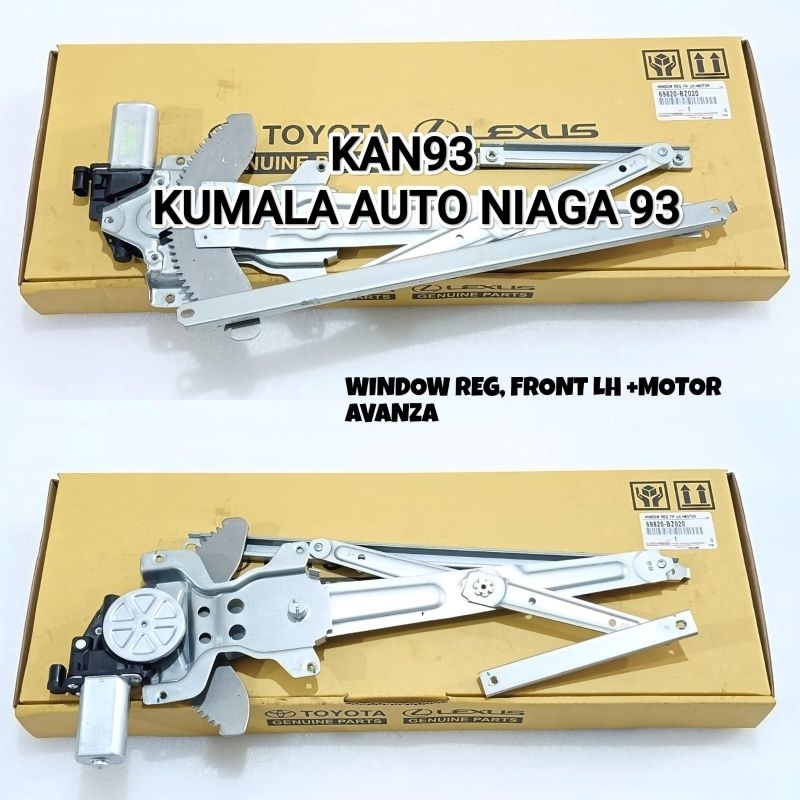 Jual WINDOW REGULATOR+MOTOR REL KACA PINTU DEPAN KIRI TOYOTA AVANZA ...