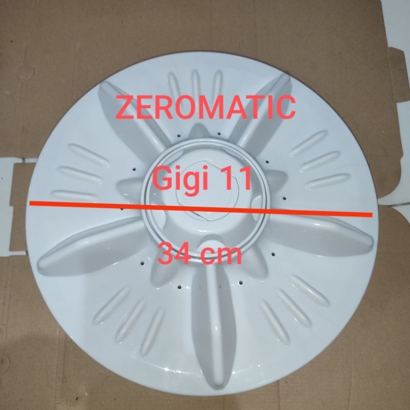 Jual Pulsator mesin cuci Polytron 1 tabung diameter 34 Cm gigi 11 Zeromatic | Shopee Indonesia