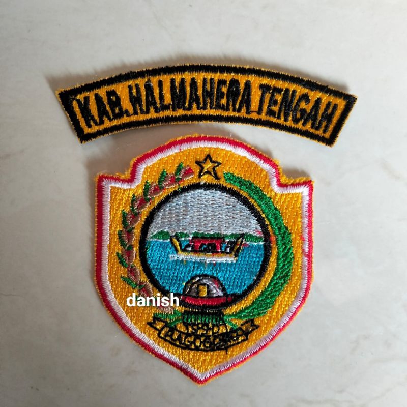 Jual BET BORDIR LOGO LAMBANG DINAS PNS ASN PEMKAB KABUPATEN HALMAHERA ...