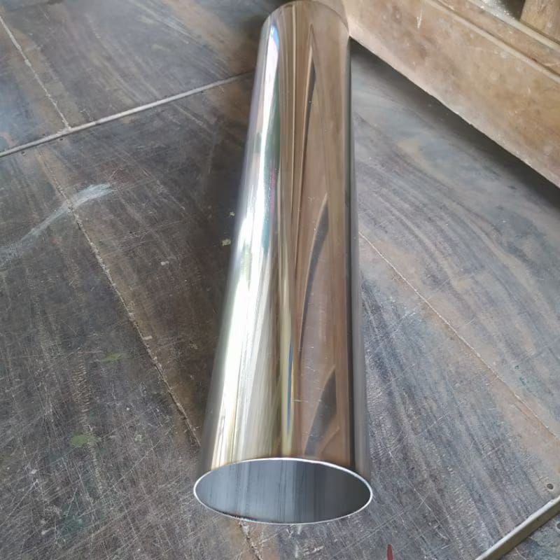 Jual Pipa Bulat Stainless 4 inchi Tebal 1,2 mm Panjang 250 cm | Shopee ...