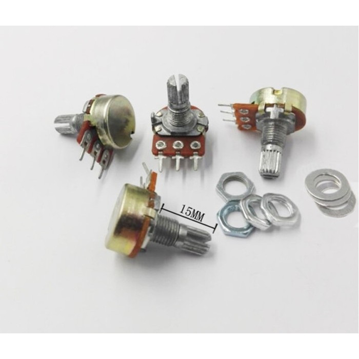 Jual Potensiometer 10K Ohm Mono Linear Potensio Meter Potentiometer ...
