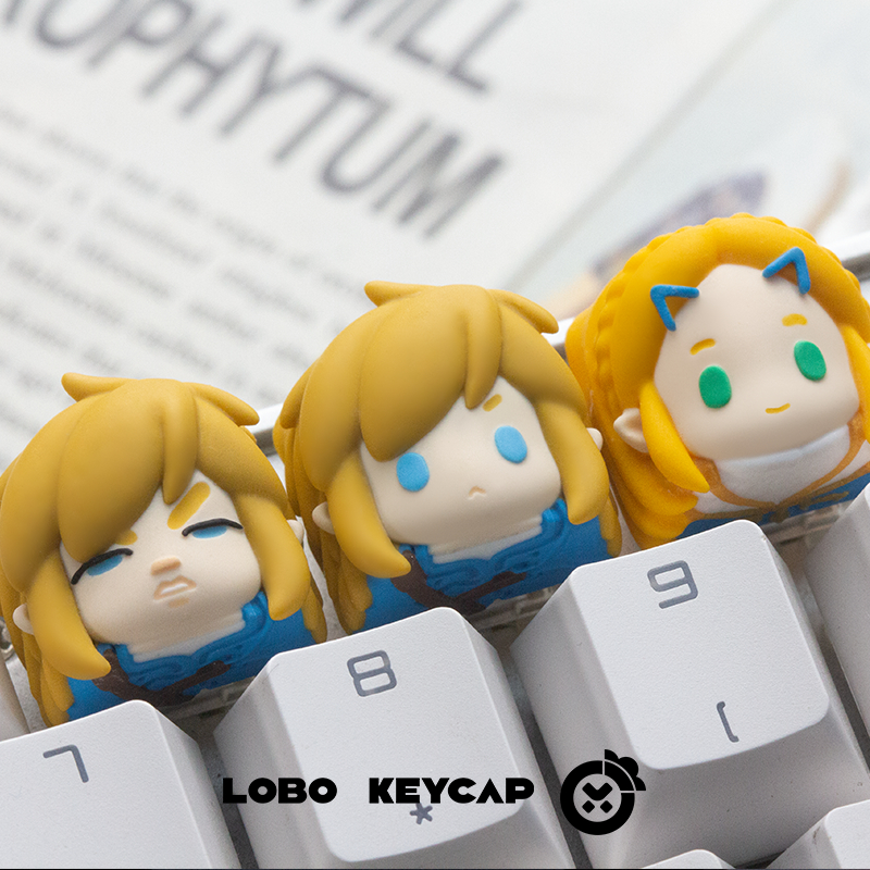 Jual The Legend of Zelda Link Zelda Mechanical keyboard keycaps ...