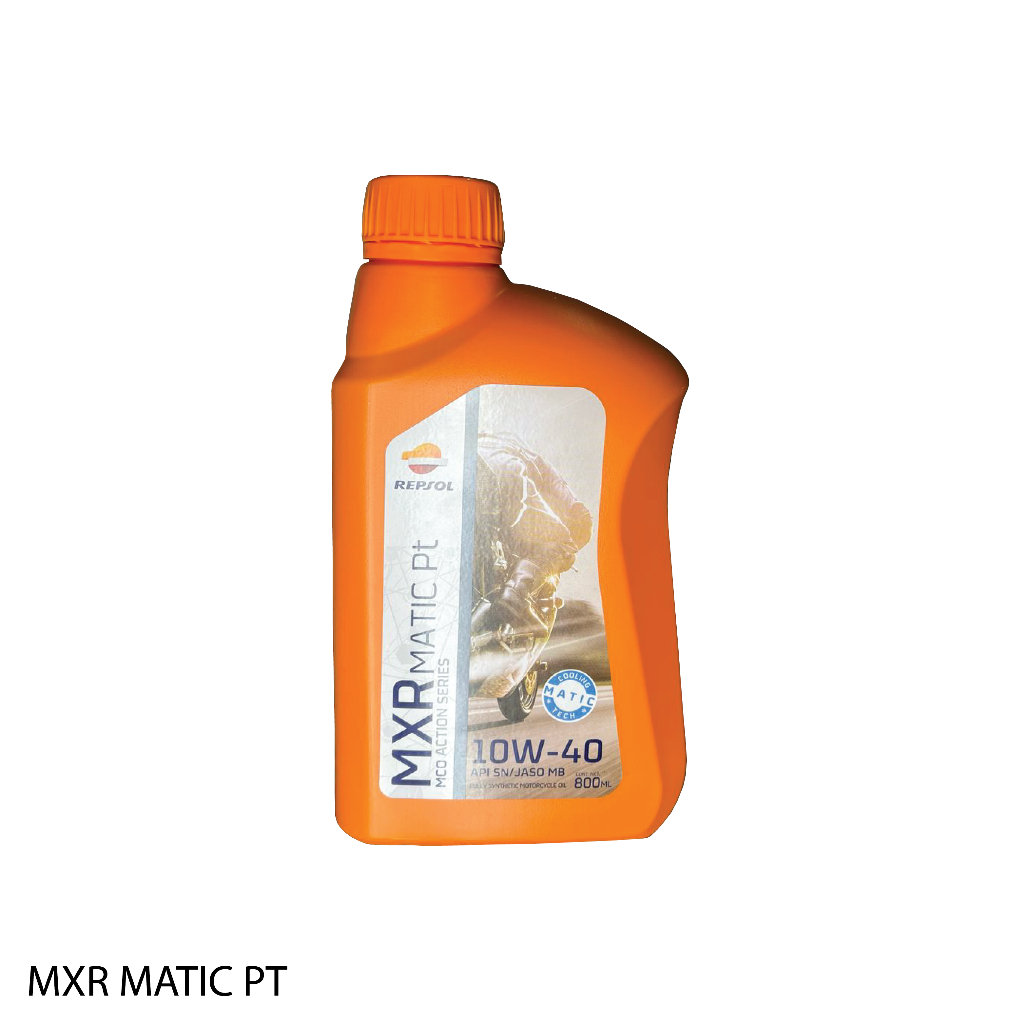 Jual Oli Motor REPSOL MXR Matic Platinum SAE 10W-40 JASO/MB - 0,8L ...