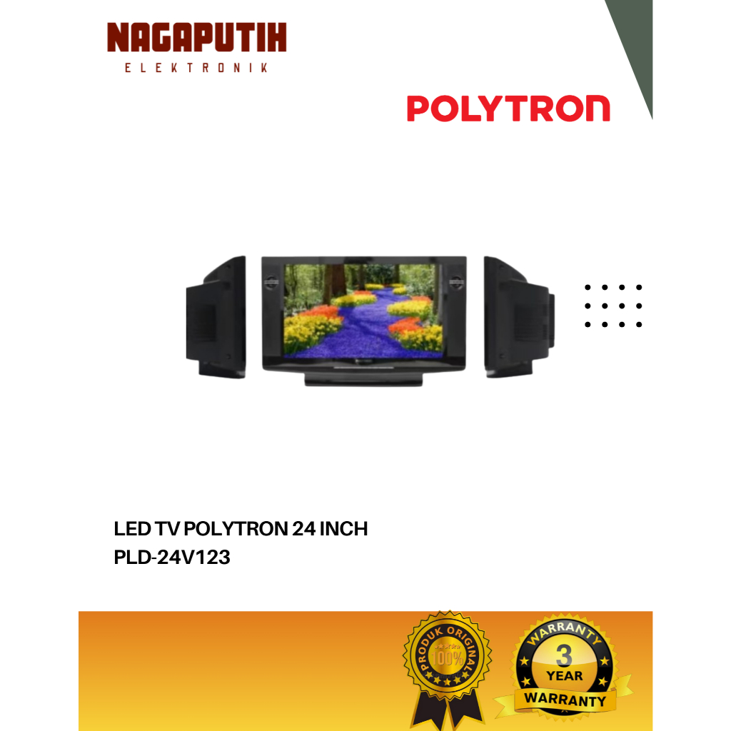 Jual POLYTRON LED TV MODEL TABUNG PLD-24V123 24 inc DVB T2 DIGITAL ...