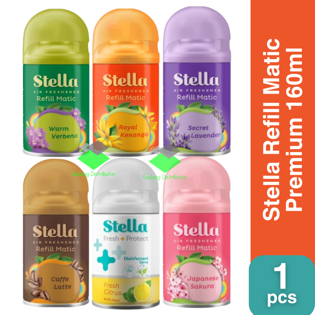 Jual STELLA REFILL MATIC PREMIUM 160 ml | Shopee Indonesia