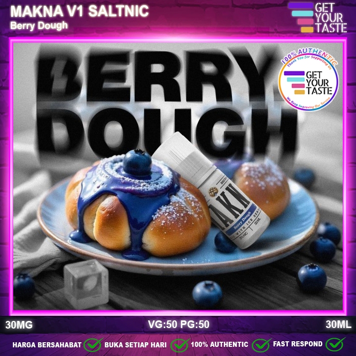 Jual Liquid Makna V1 Berry Dough Saltnic 30ML by Union Labs | Shopee ...