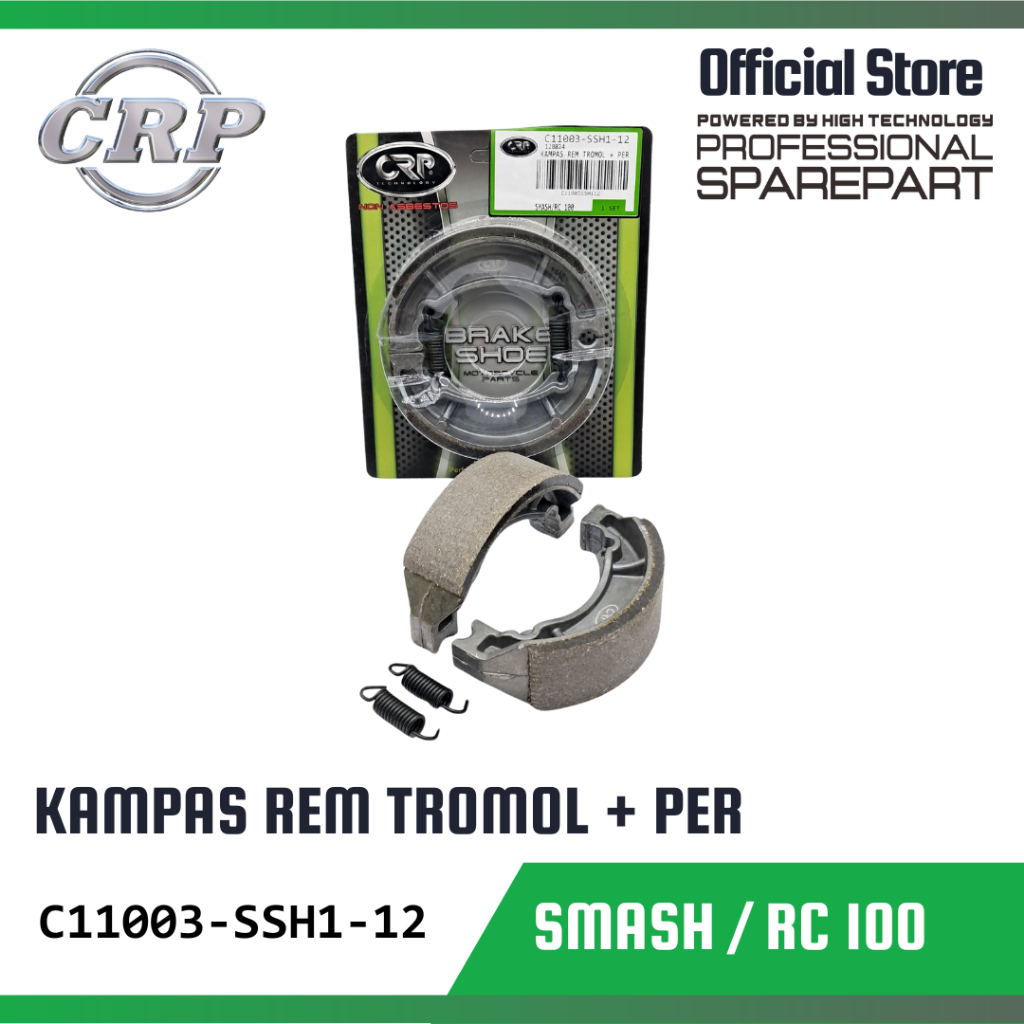 Jual CRP untuk Suzuki Smash / RC 100 - Brake Shoe / Kampas Rem Tromol ...