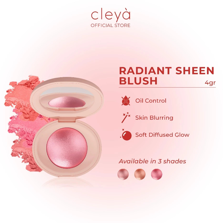 Jual Cleya Radiant Sheen Blush Cleya Blush On Cleya Blush Cleya Makeup ...