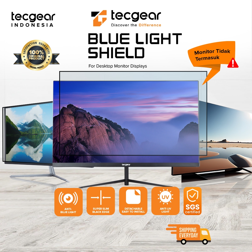 Jual Anti Blue Light dan Radiasi UV utk Monitor Model Tempel | Shopee ...