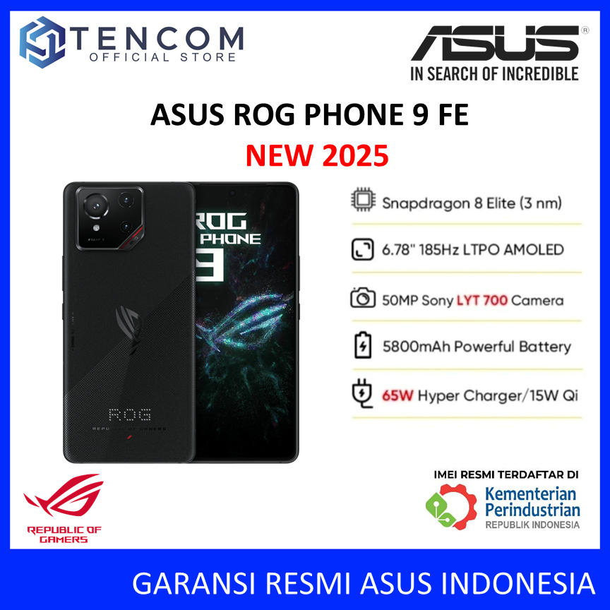 Jual ASUS ROG PHONE 9 PRO 5G 16/512GB NFC AMOLED SNAPDRAGON 8 ELITE ...