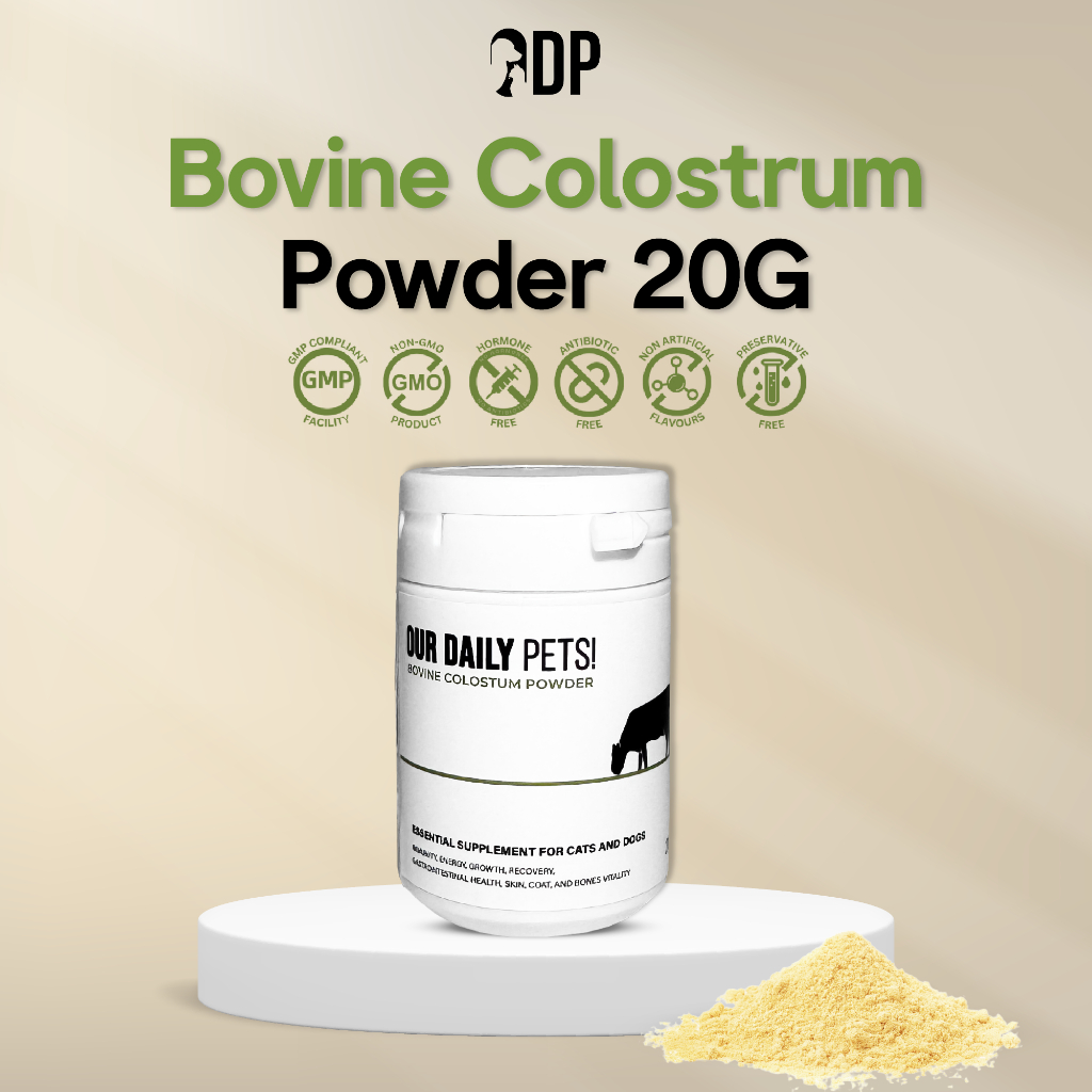 Jual Our Daily Pets | Mini Bovine Colostrum Powder for Pets 20gram (Dog ...