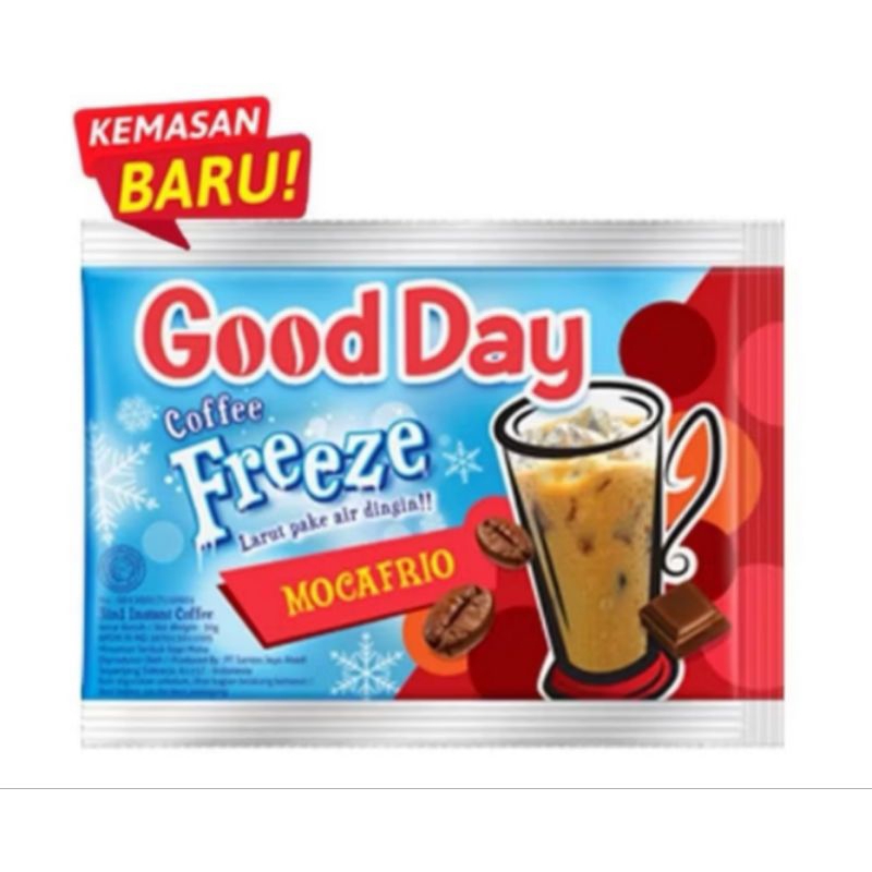 Jual GOOD DAY FREZEE KOPI GOODDAY ES RENCENG ISI 10 SACHET GROSIR ...