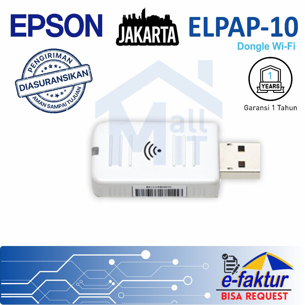 Jual MALLIT EPSON Dongle WIFI EPSON ELPAP10 ELPAP 10 ELPAP-10 Jakarta ...