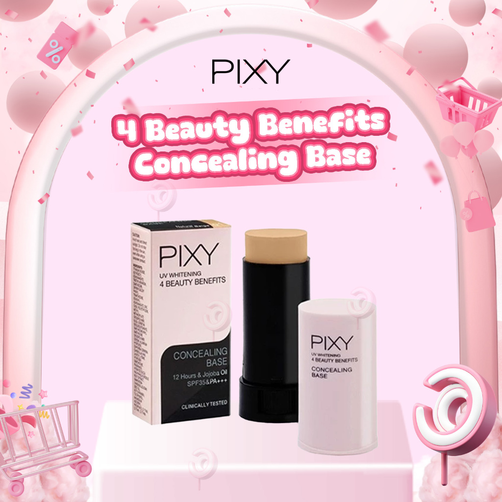 Jual PIXY - 4 BEAUTY BENEFITS CONCEALING BASE ( 9 g ) - Foundation SPF ...