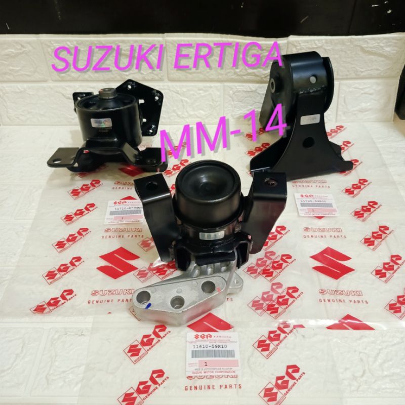 Jual ENGINE MOUNTING SET SUZUKI ERTIGA ORIGINAL HARGA 1SET KOMPLIT ...