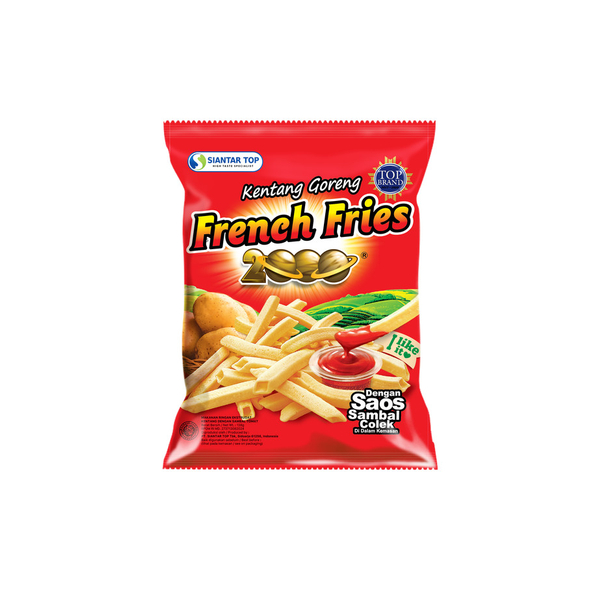 Jual French Fries 2000 Kentang Goreng dengan Saos Sambal Colek | Shopee ...