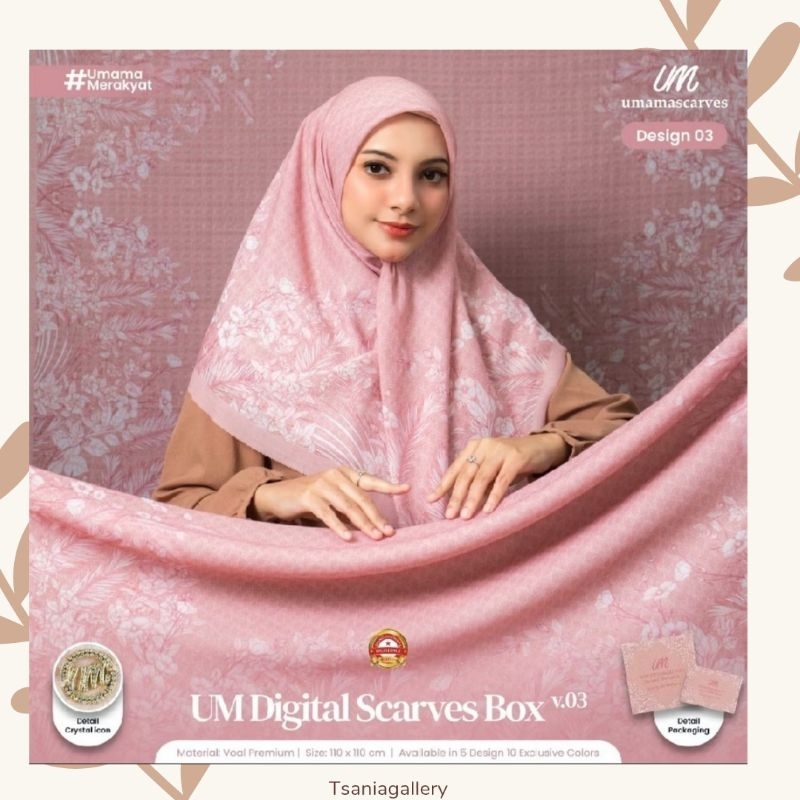 Jual Umama UM atau S Digital Scarves dengan Premium Box (HardBox ...