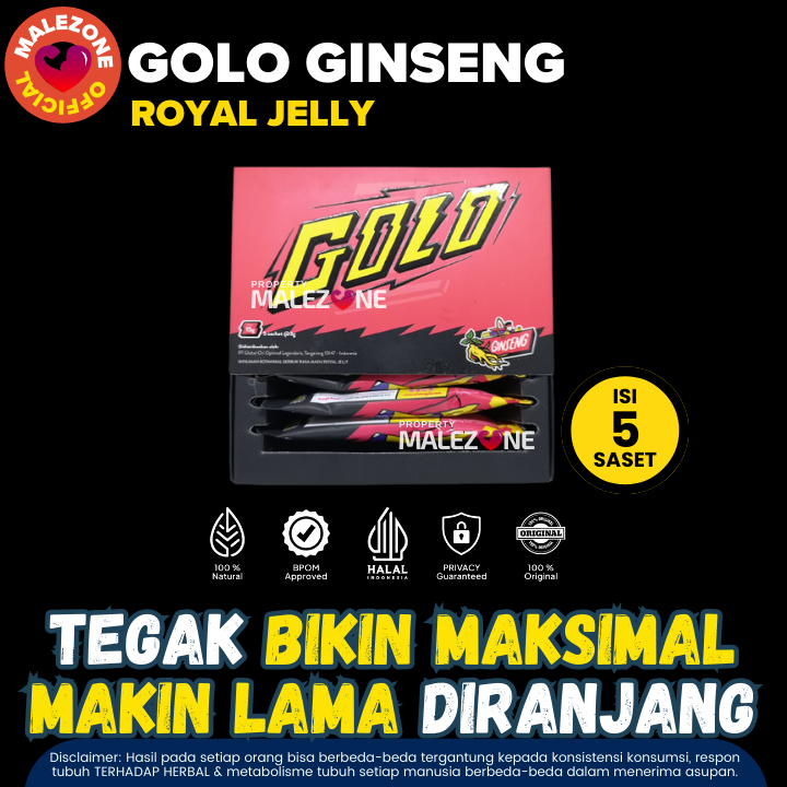 Jual Golo Ginseng Obat Kuat Herbal Pria Tahan Lama Suplemen Penambah ...