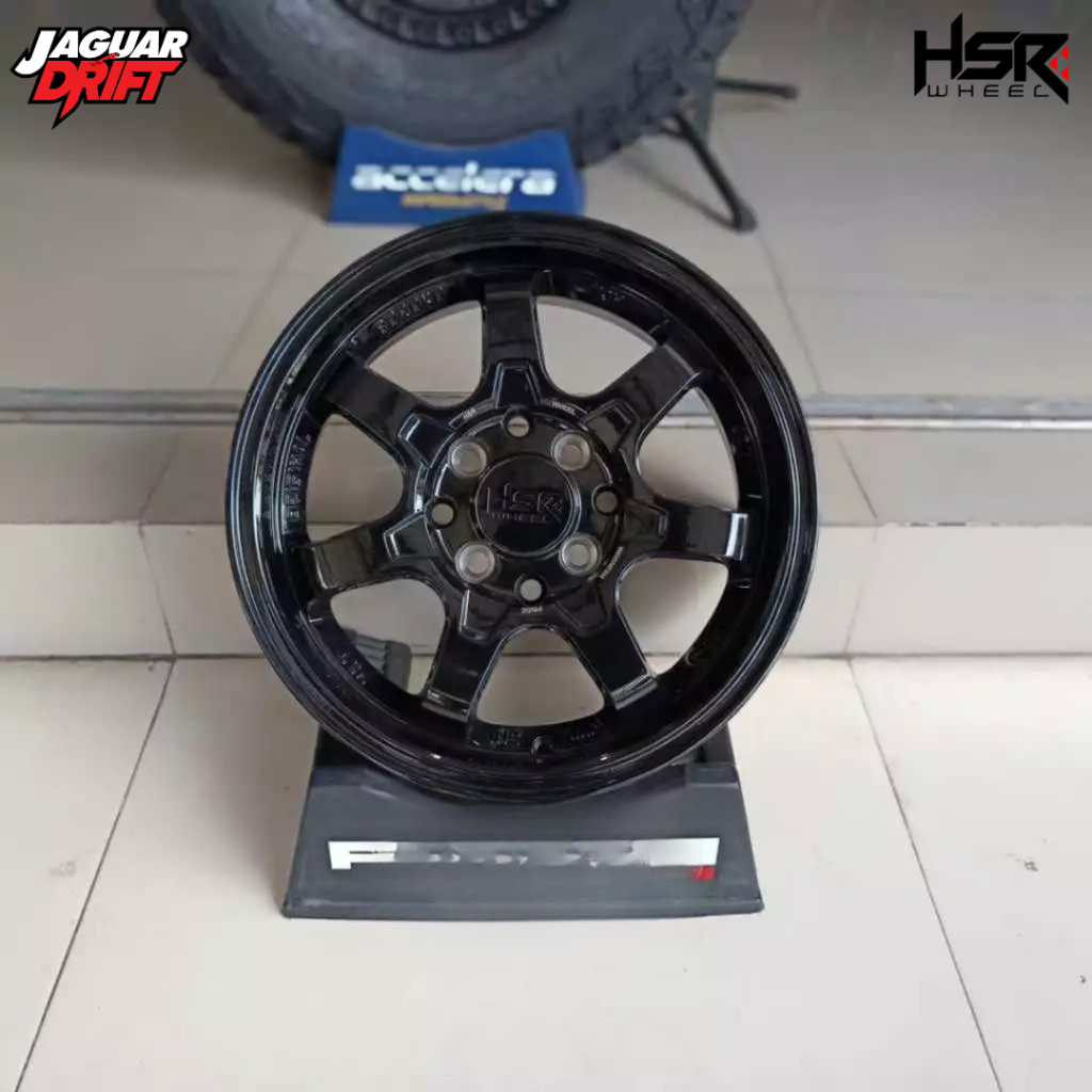 Jual Velg Ring 14 Model TE37 Pelek Hsr Boroko Tjh R14 Pcd 4x100-4x114,3 Warna Hitam Glossy Untuk ...