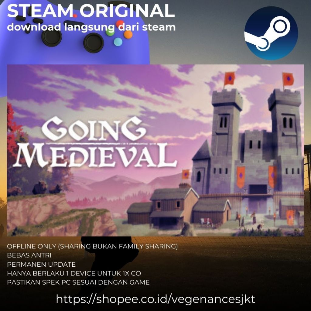 Jual Going Medieval PC Game Sharing Original + Latest Update | Shopee ...
