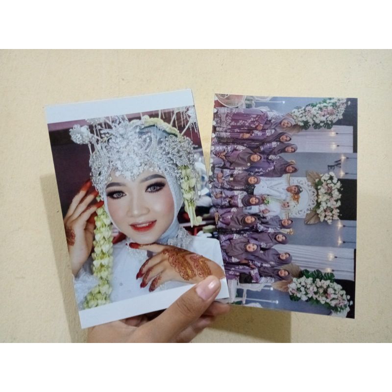Jual CETAK FOTO UKURAN 6R PAKET 4 FOTO PROSES 1 HARI BISA COD | Shopee Indonesia