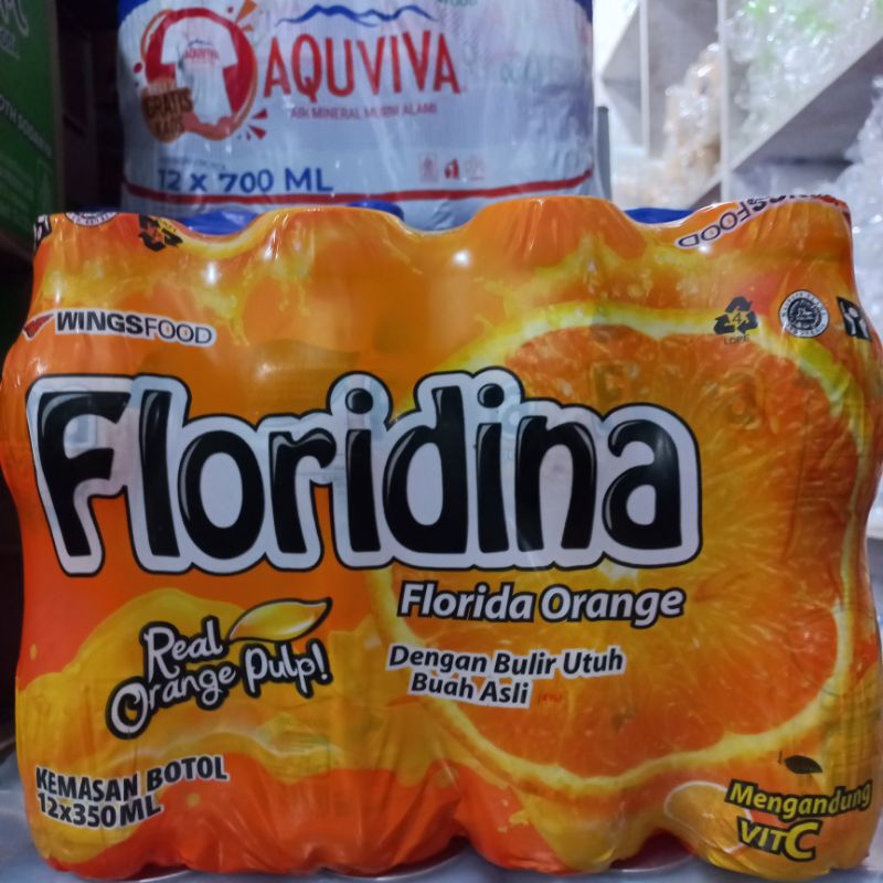 Jual FLORIDINA Florida Orange/ Real Orange Pulp/kemasan botol 350ml ...