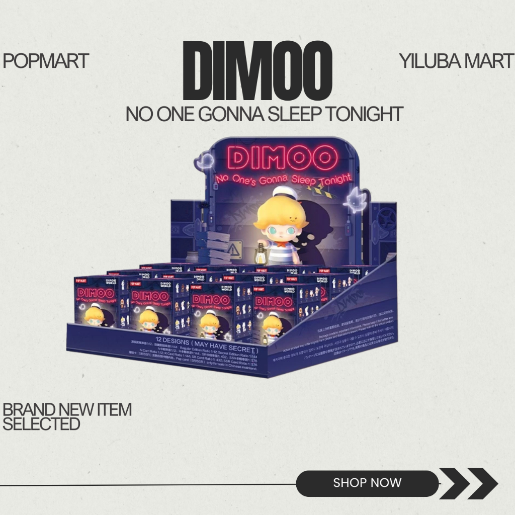 Jual Pop Mart Dimoo No One Gonna Sleep Tonight Koleksi Action Figure ...