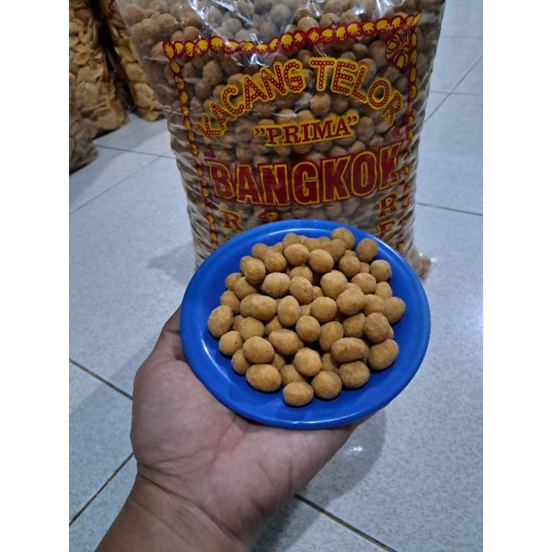 Jual Snack cemilan kacang telor renyah 1kg | Shopee Indonesia