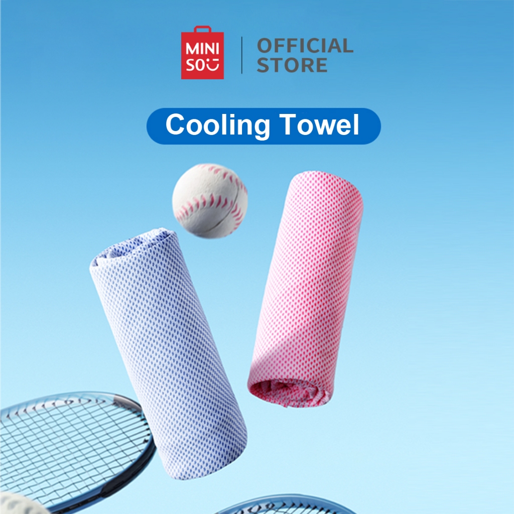 Jual MINISO Cooling Towel Sweat Towel Quick-drying | Shopee Indonesia