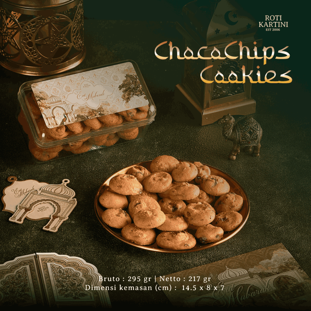 Jual Roti Kartini Choco Chips Cookies Edisi Idul Fitri 2025 | Shopee ...