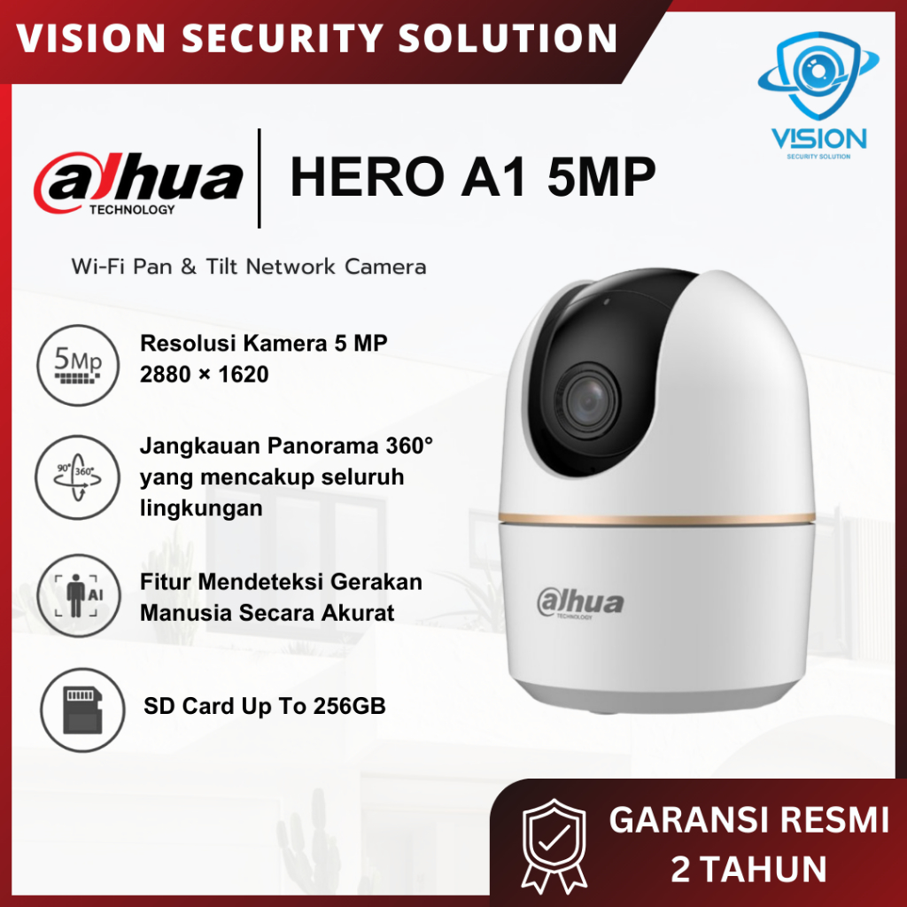 Jual Cctv Dahua Hero A1 5MP/2MP Kamera Cctv Indoor Wireless Babycam Two ...