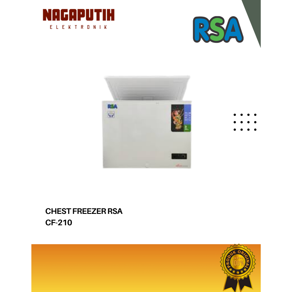 Jual RSA CHEST FREEZER BOX CF-210 Freezer Box 210 liter | Shopee Indonesia