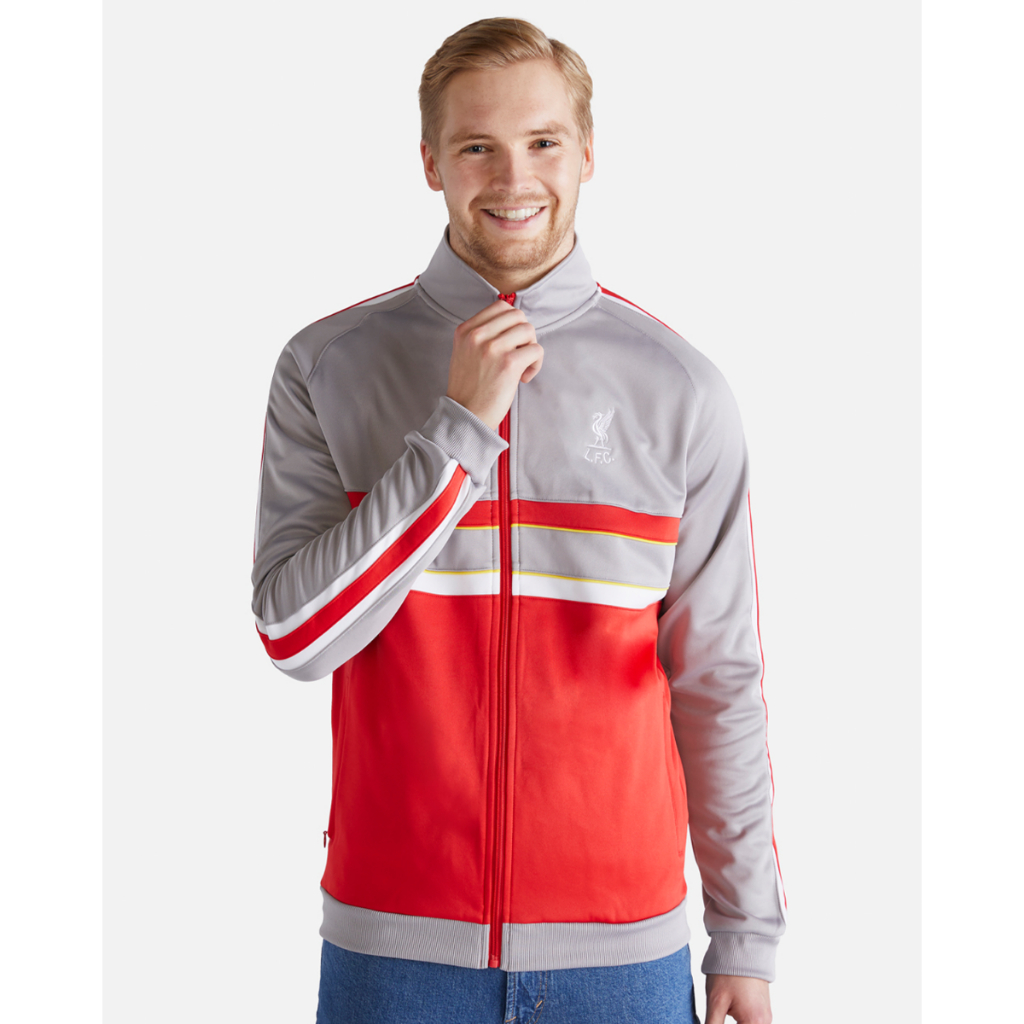 Jual Liverpool FC Adults Grey 1986 Track Top Men - Official LFC Jaket ...