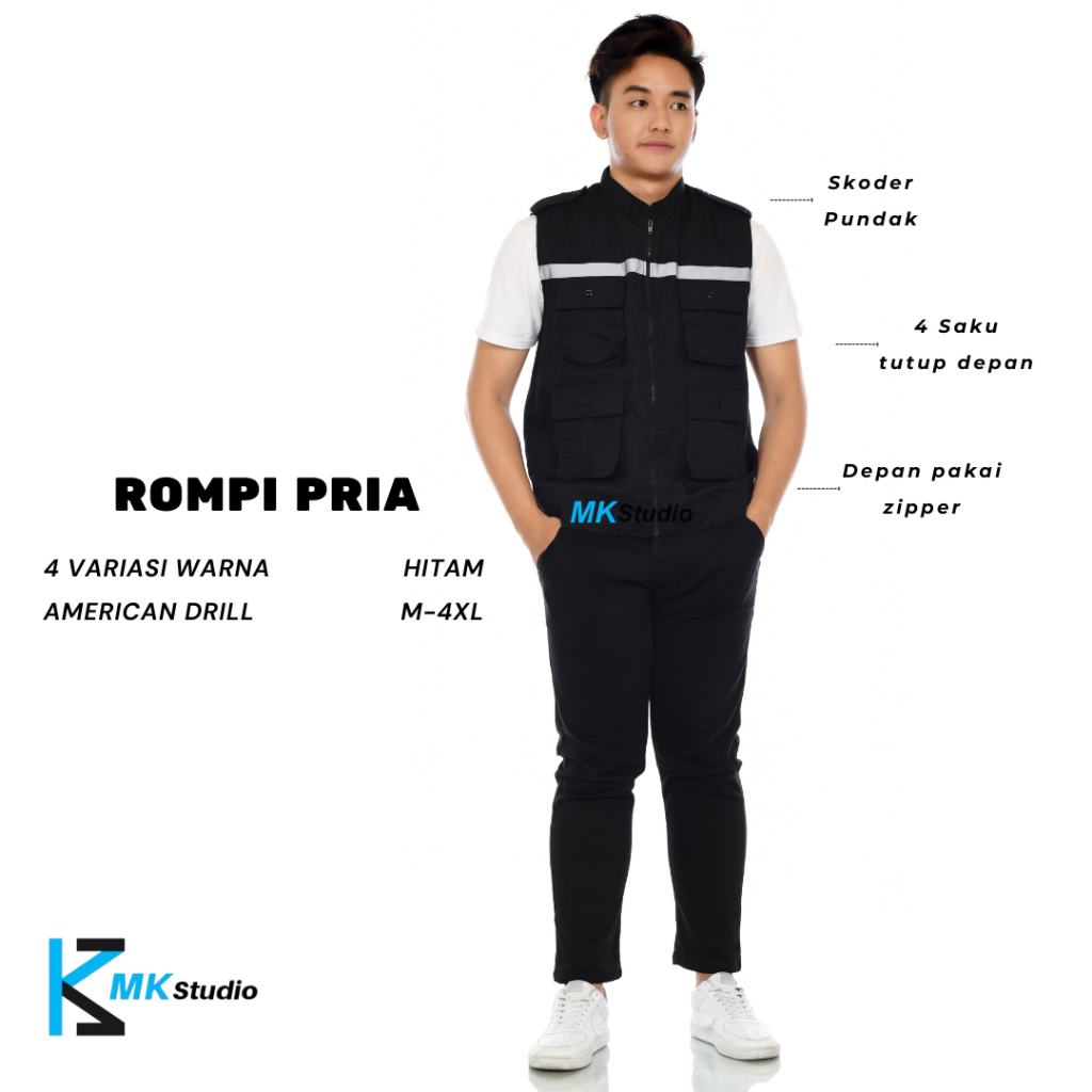 Jual Baju Safety/Rompi Safety/Seragam Kerja Proyek/Rompi K3/Rompi Ojek ...