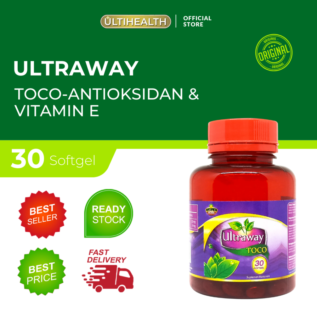 Jual ASTAXANTHIN PLUS TOCOTRIENOL- SUPER ANTI OXIDANT-ULTRAWAY TOCO ISI 30 SOFTGEL | Shopee ...
