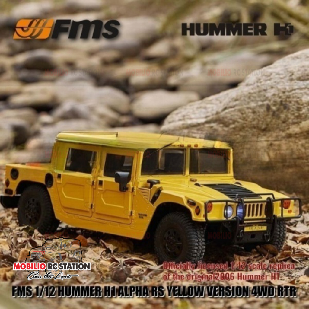 Jual FMS Hummer H1 Alpha RS 1/12 RTR Version Electic Power with 2.4Ghz Transmitter RC Crawler ...