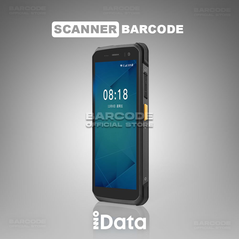 Jual iData T1 Scanner Barcode Mobile Computer Android Scan Imager 2D 1D PDT Wifi 5G Fingerprint ...