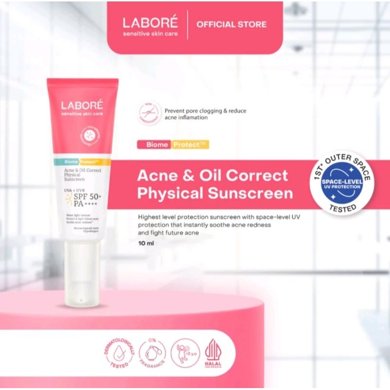Jual LABORE Physical Sunscreen SPF 50+ PA+++ | Shopee Indonesia