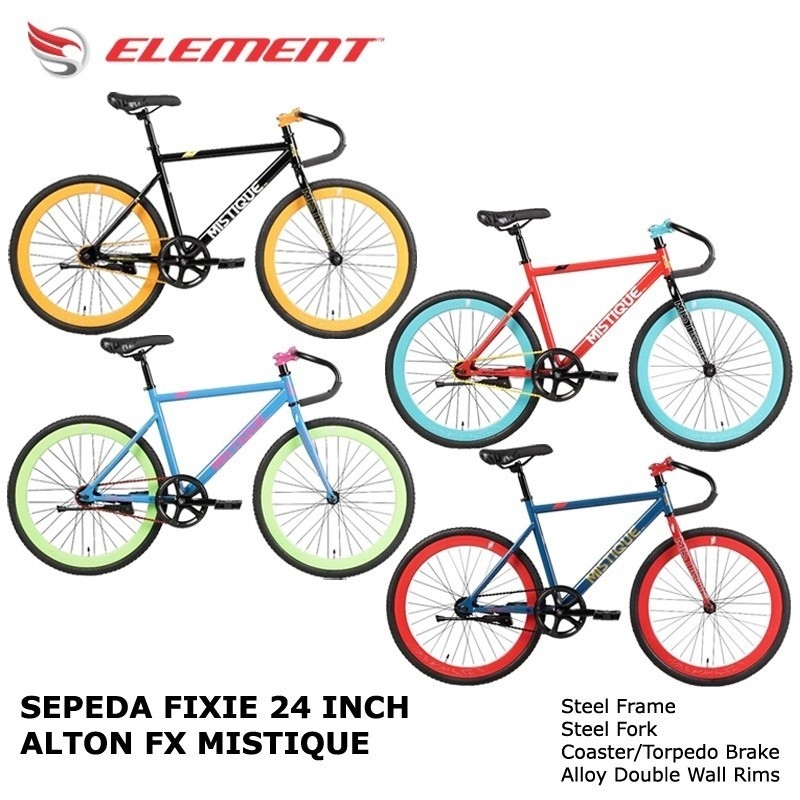 Jual Sepeda FIXIE ALTON MISTIQUE Fullbike ELEMENT 24 Inch untuk Remaja ...