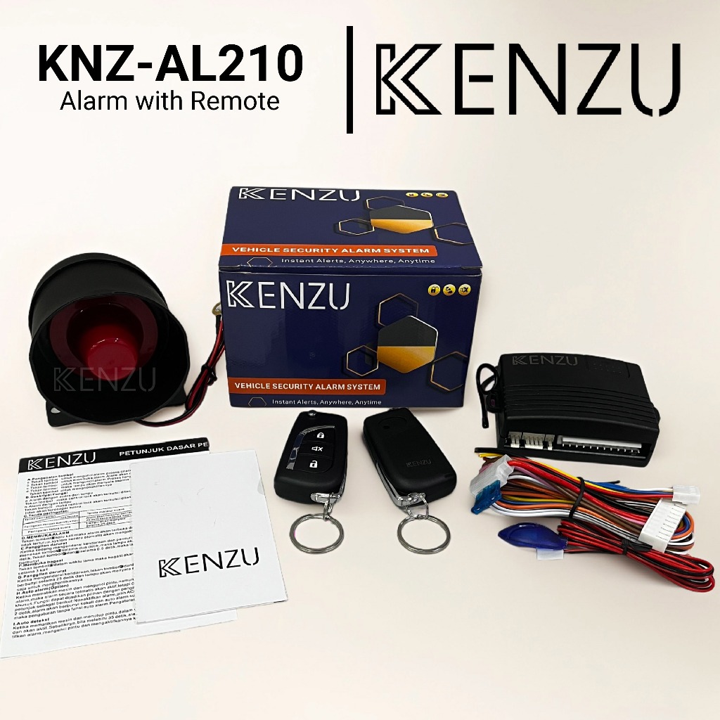 Jual KENZU Alarm Mobil | Remote Control, Anti-Theft, Easy Install ...
