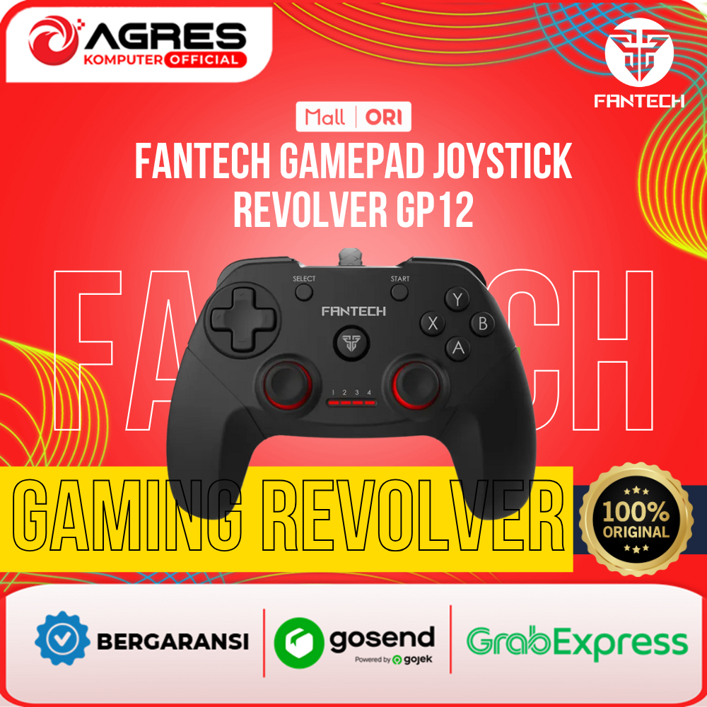 Jual FANTECH GAMEPAD JOYSTICK REVOLVER GP12 | Shopee Indonesia